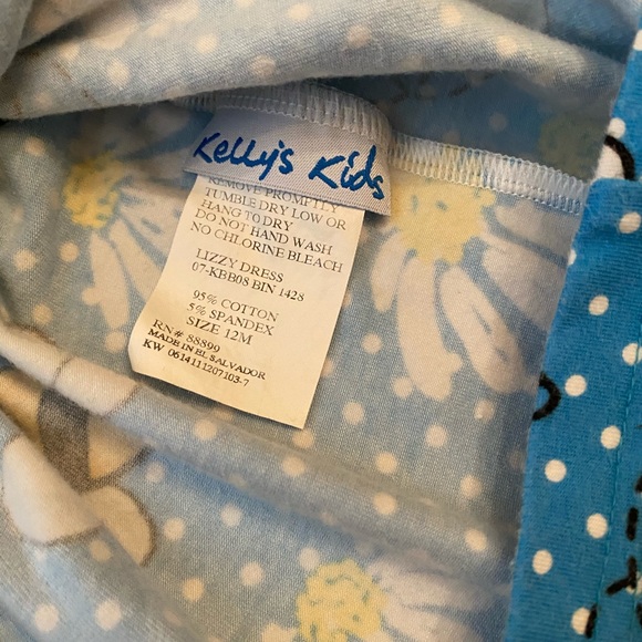 Kelly's Kids | Dresses | Kellys Kids Honey Bees Lizzy Dress Top 2m Blue ...